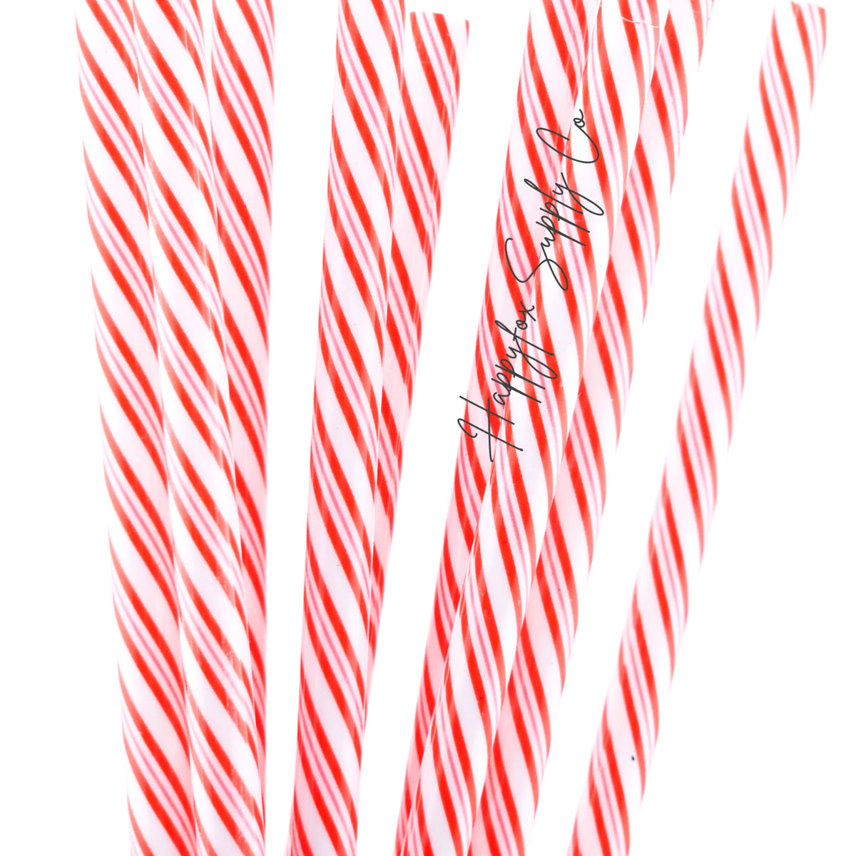 10" Candy Cane 2.0 Straws – Happyfox Supply Co