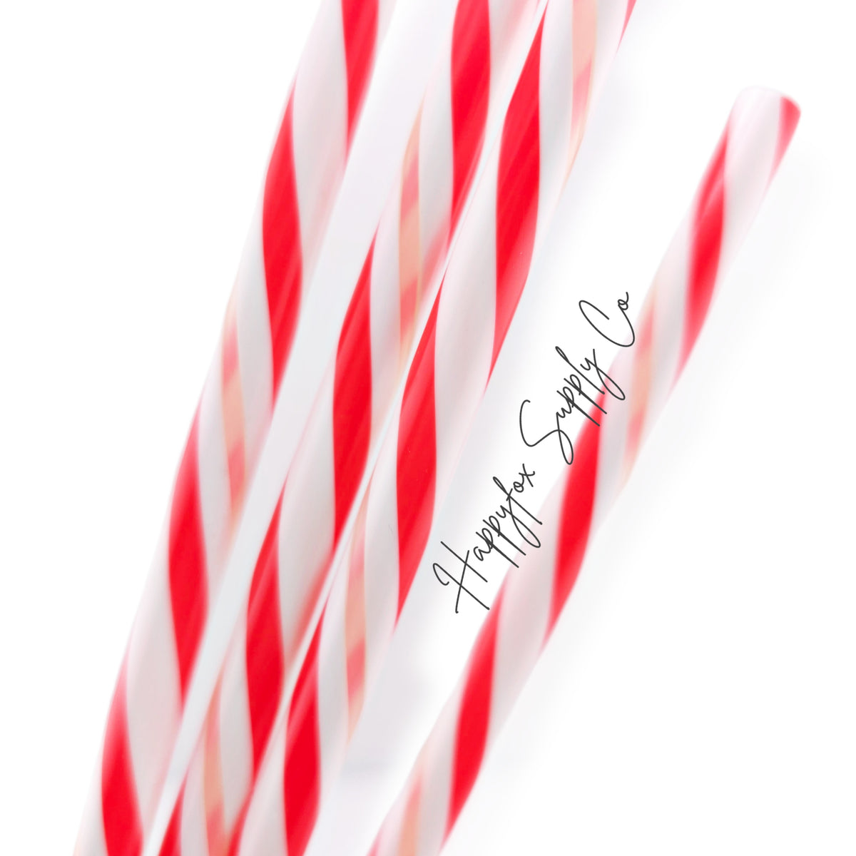 10" Peppermint Straws – Happyfox Supply Co