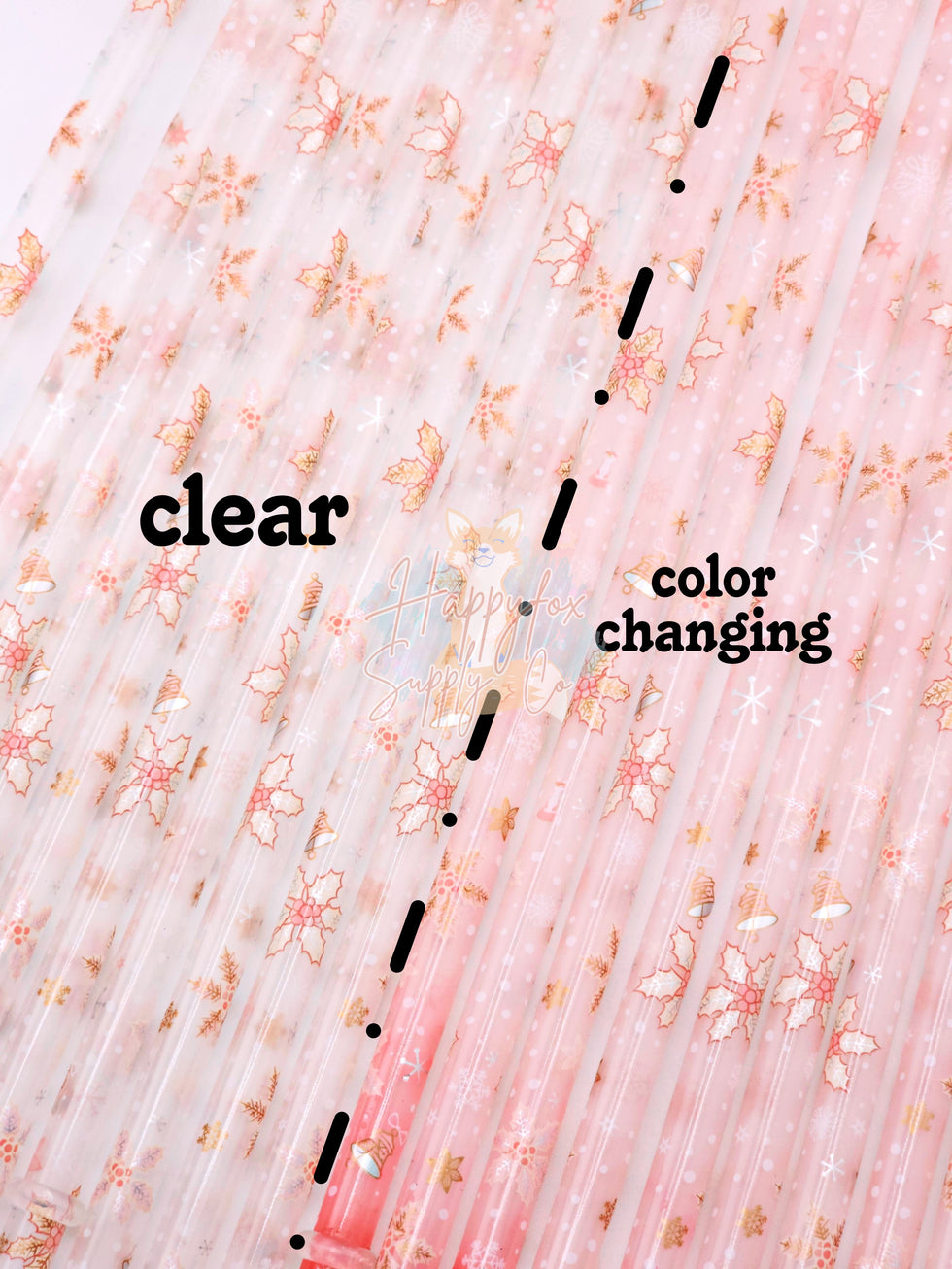 10" Pink Winter Straws + Color Change Option – Happyfox Supply Co