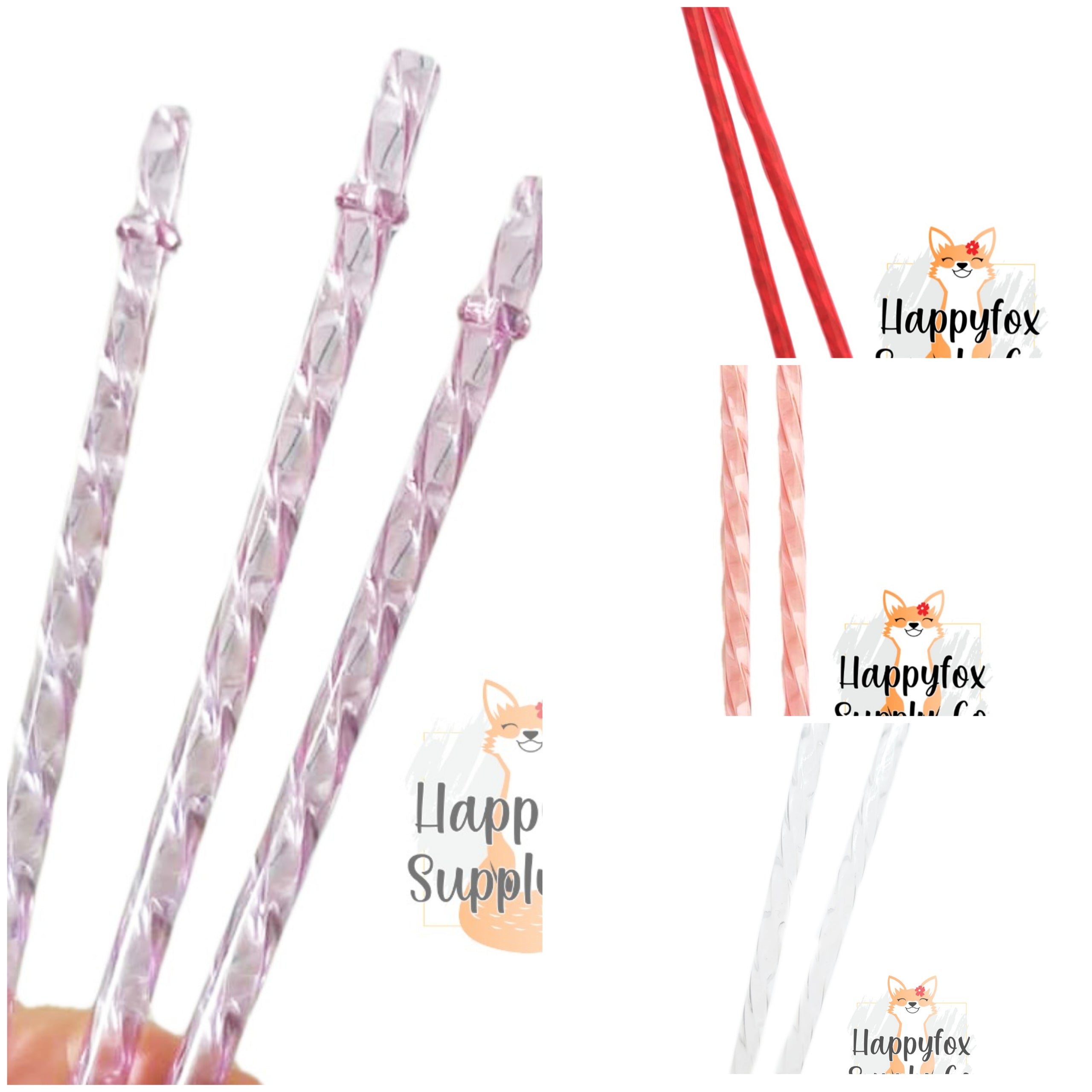 10" Swirl Straws – Happyfox Supply Co