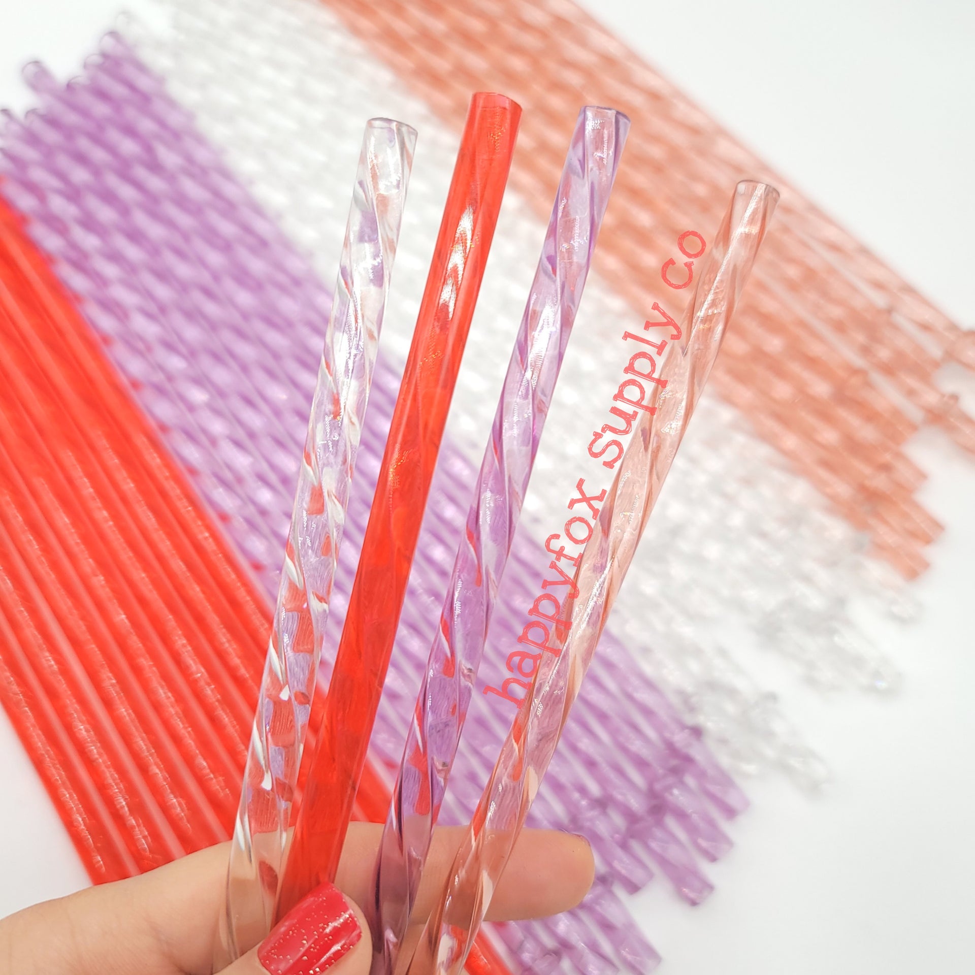 10" Swirl Straws – Happyfox Supply Co
