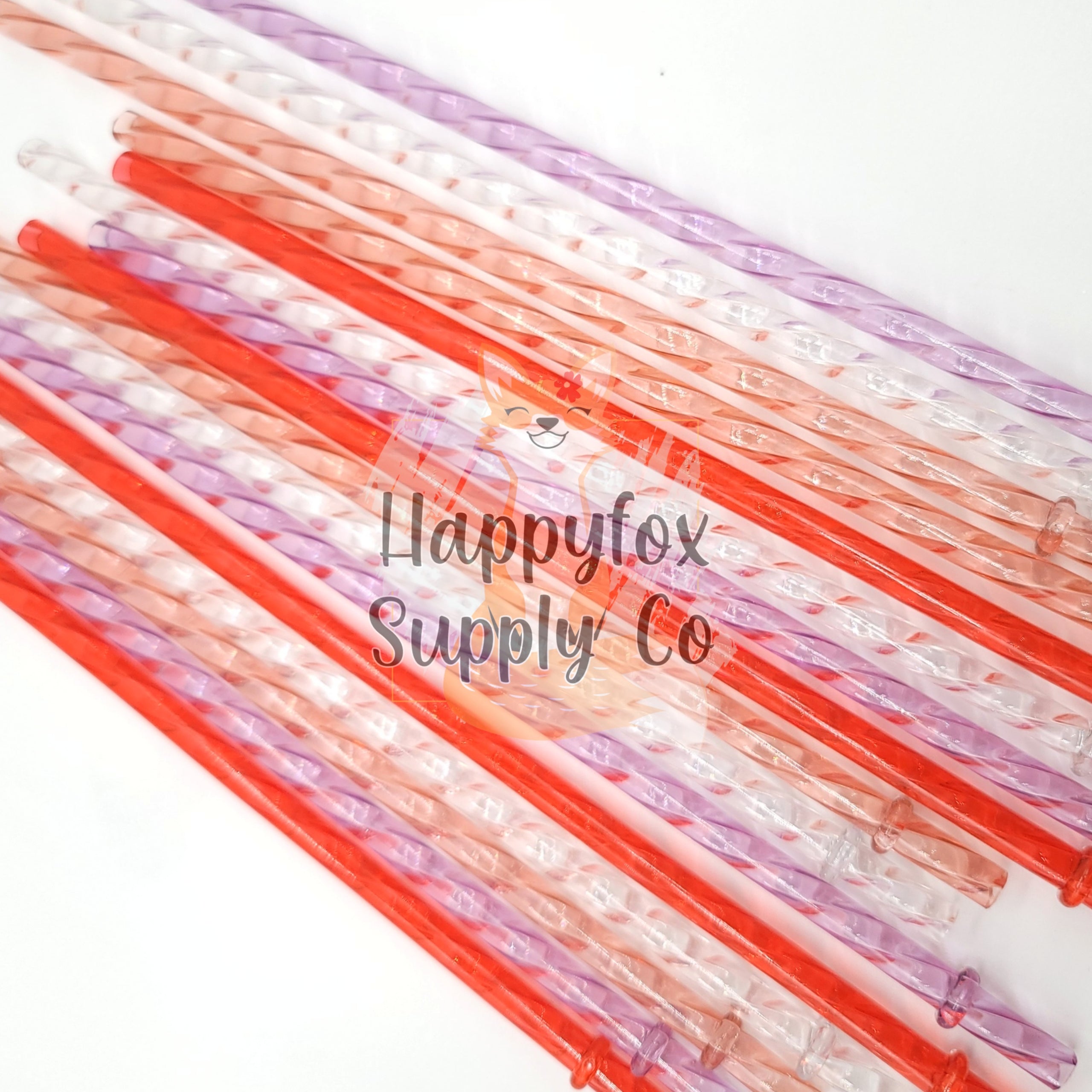 10" Swirl Straws – Happyfox Supply Co